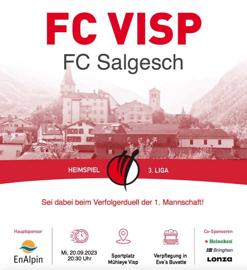 Das Verfolgerduell - FC Visp
